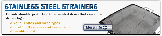 Drain-Net Restaurant Plumbing Supplies, Grease Traps and Drain Strainers