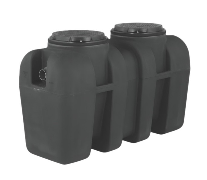 BIG-1150-O Big Max HDPE Oil Interceptor - 300 Gallons - Drain-Net