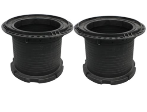 18" Riser Pair for Hydromechanical Grease Interceptor - Drain-Net