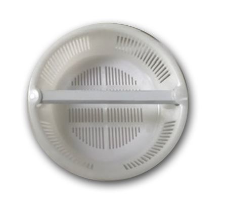 Round Plastic Strainer Basket for Floor Sinks 6.5" and 9.5"