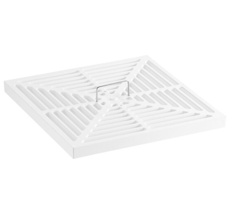 PVC Full Grate Drain Cover 10 5/8" for Floor Sinks - Drain-Net