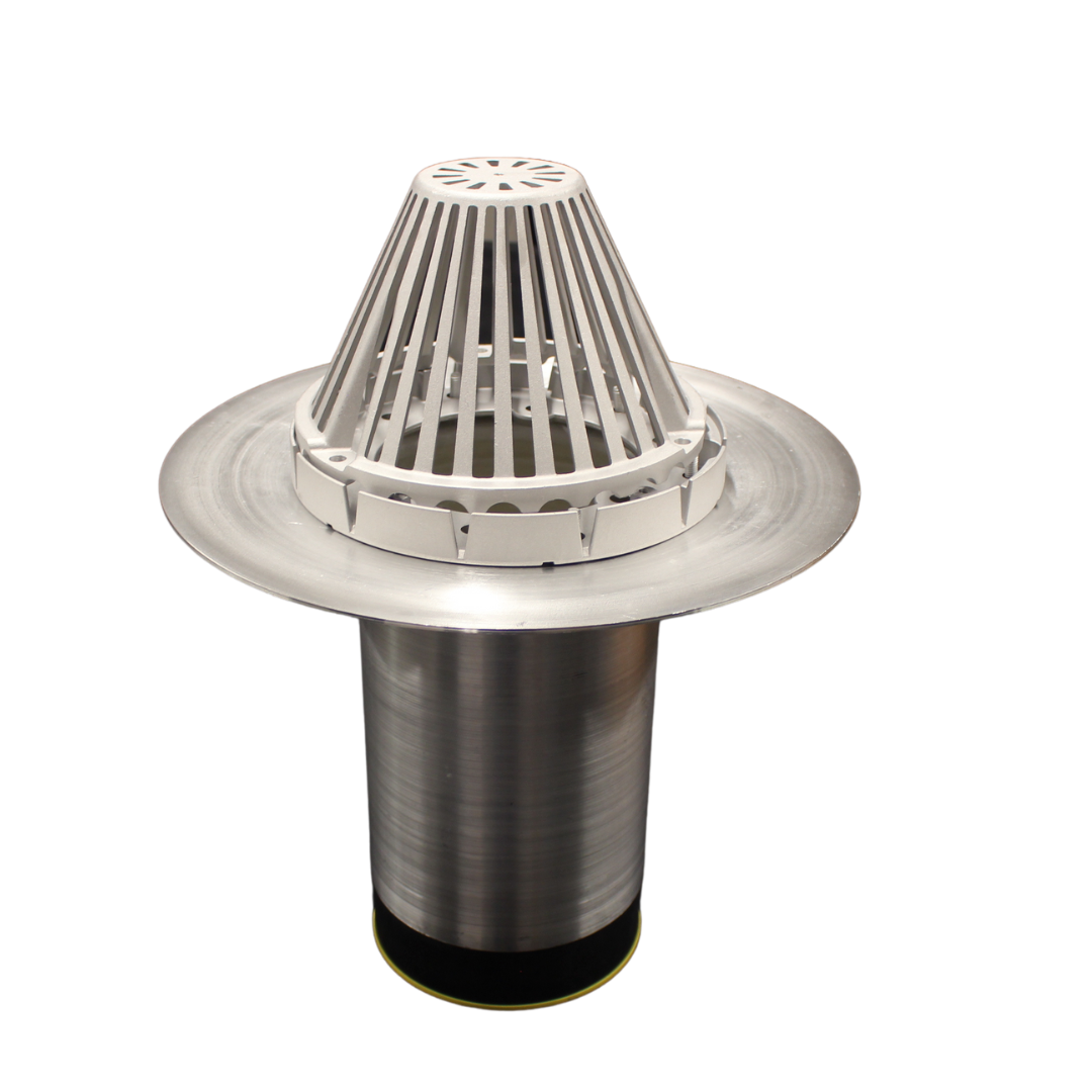 8" ProMaxx Aluminator Roof Drain - Retrofit - Aluminum - Drain-Net