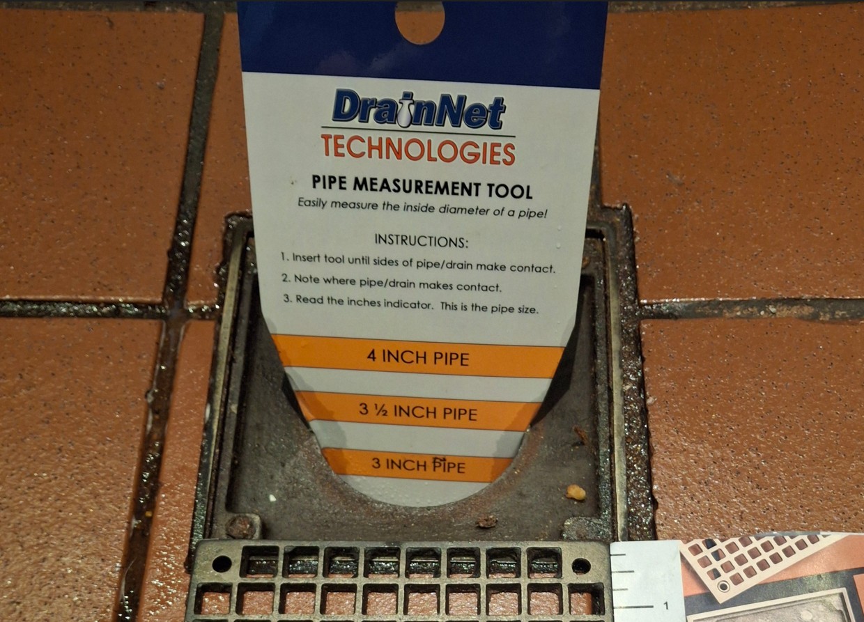 Drain Pipe Measuring Tool - Drain-Net
