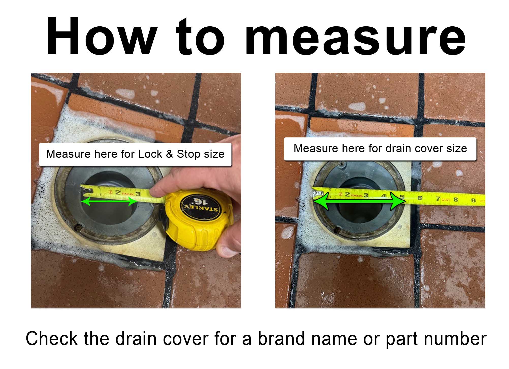 Smith - 6" Round with Lock and Stop Drain Lock - Drain-Net