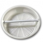 Round Plastic Strainer Basket for Floor Sinks 6.5" and 9.5"